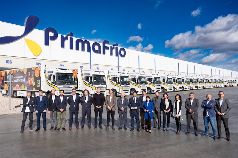 Primafrio incorpora a su flota 15 camiones Volvo FH Electric » FyH Revista